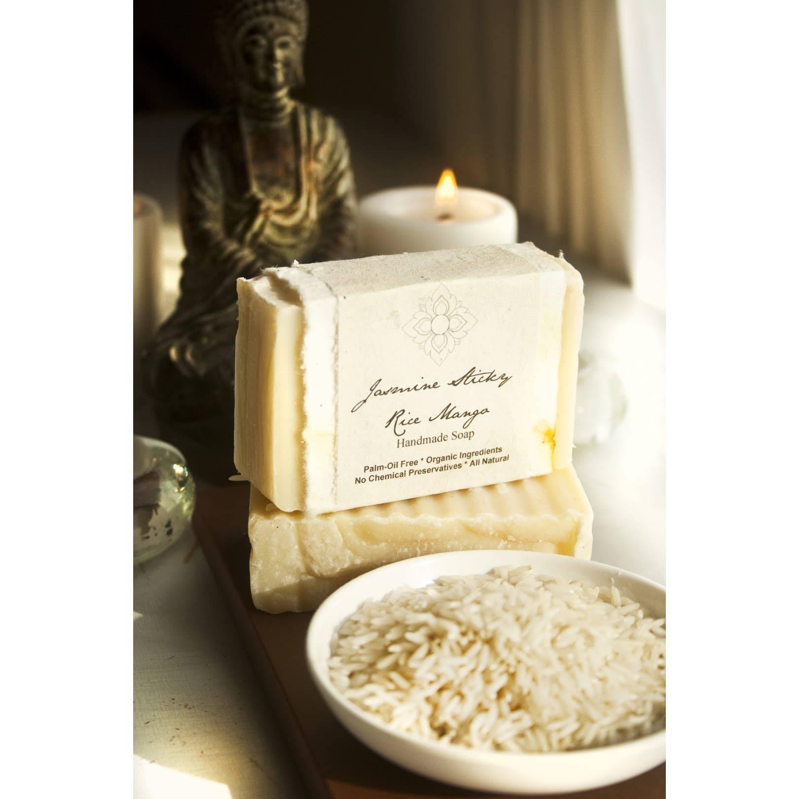 Jasmine Sticky Rice Mango Organic Soap - Naturally On Main