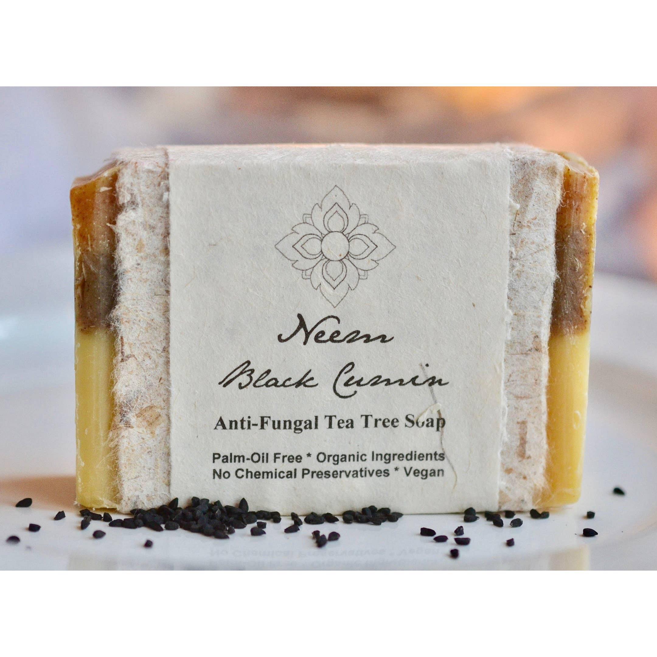 Neem Black Cumin Tea Tree Anti-Fungal Organic Soap - Naturally On Main