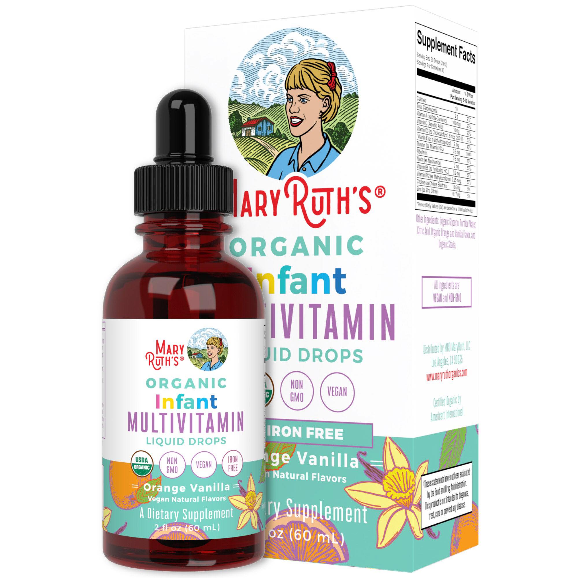 Organic Infant Multivitamin Liquid Drops - Naturally On Main