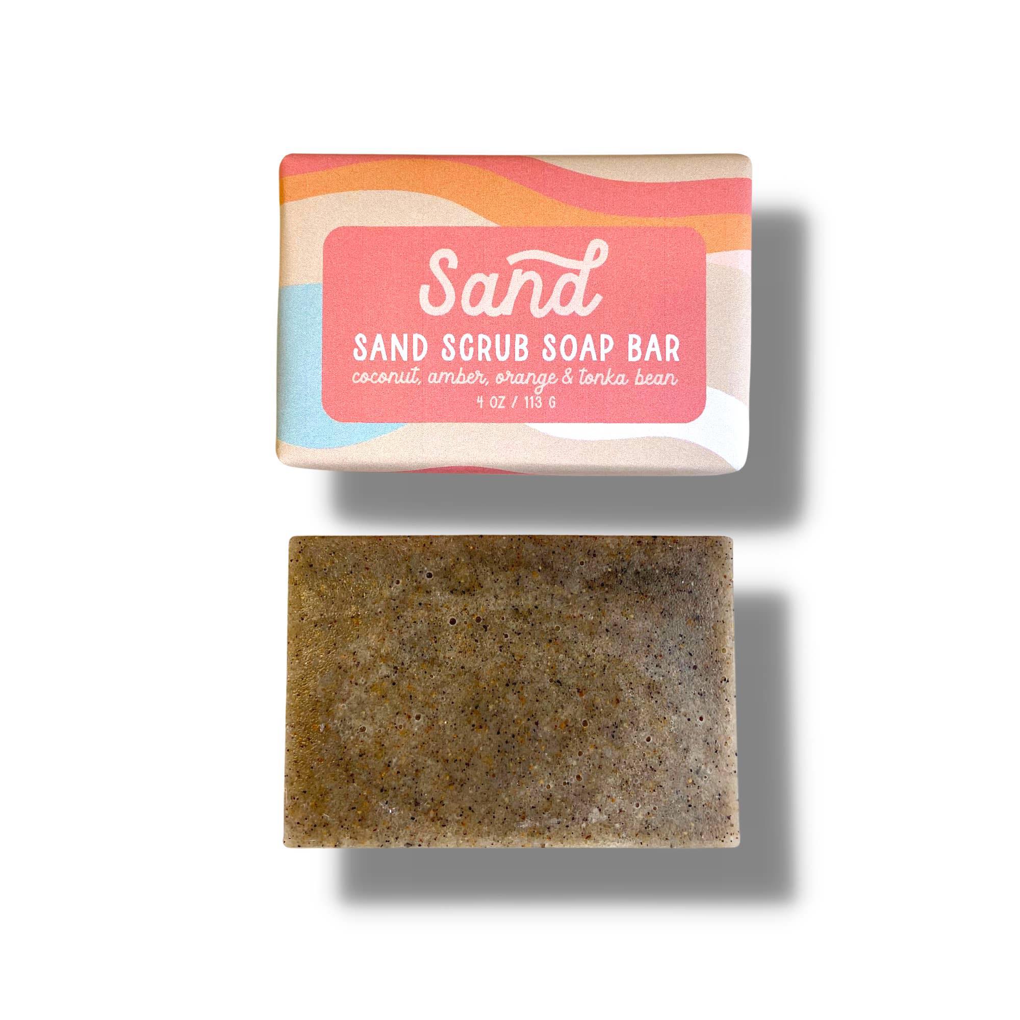 SAND Beach Sand Scrub Soap Bar - Naturally On Main