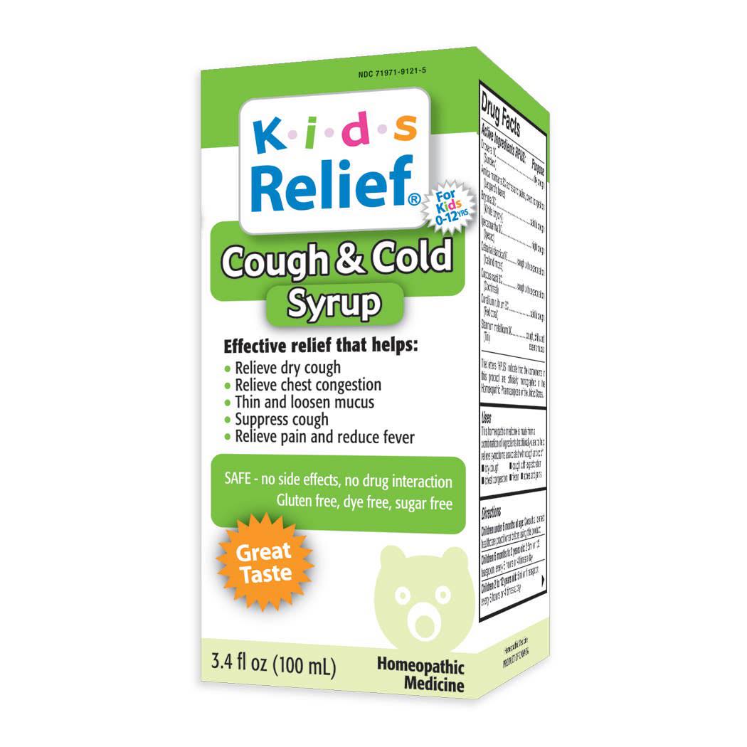 Kids Relief Cough & Cold Syrup for Kids 0-12 Years - Naturally On Main