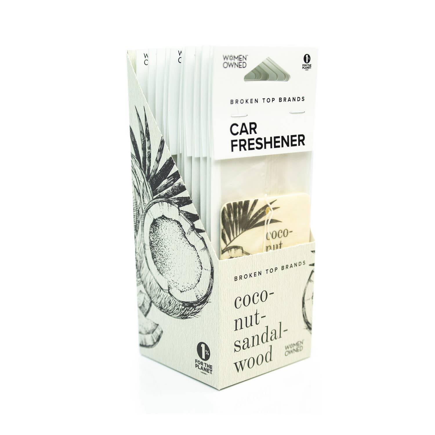 Car Fresheners - Coconut Sandalwood - Naturally On Main